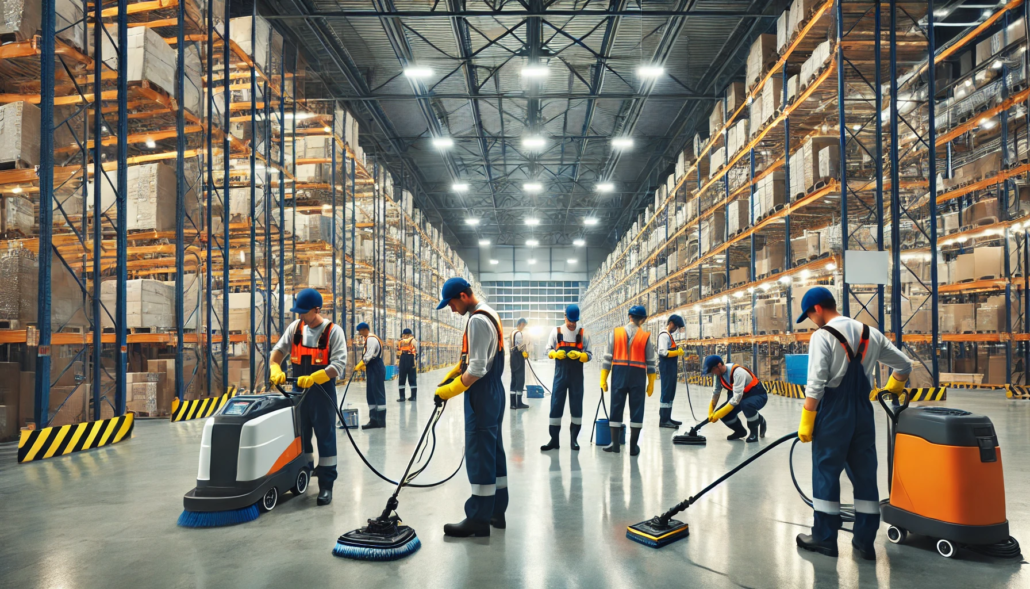 Industrial Warehouse Cleaning & Restoration Services - RPW ProWash
